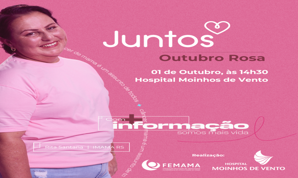 FEMAMA lança campanha de outubro rosa 2024 em evento com transmissão ao ...